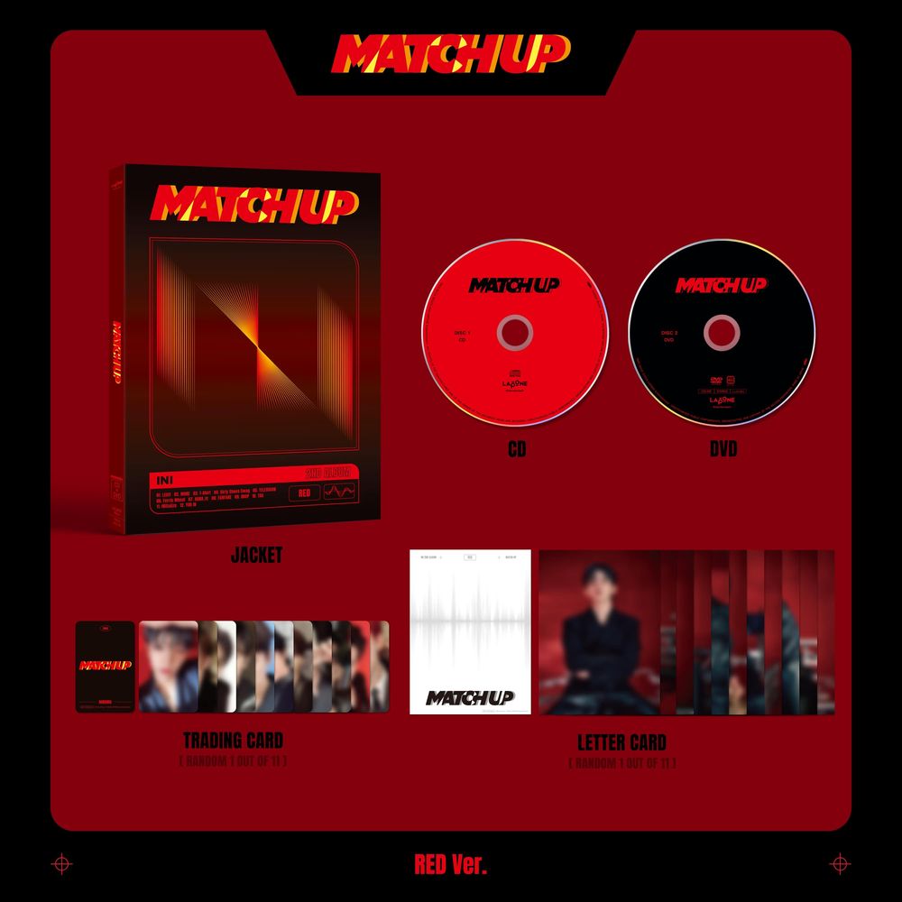 商品詳細ページ | INI OFFICIAL STORE | 『MATCH UP』【RED Ver.】