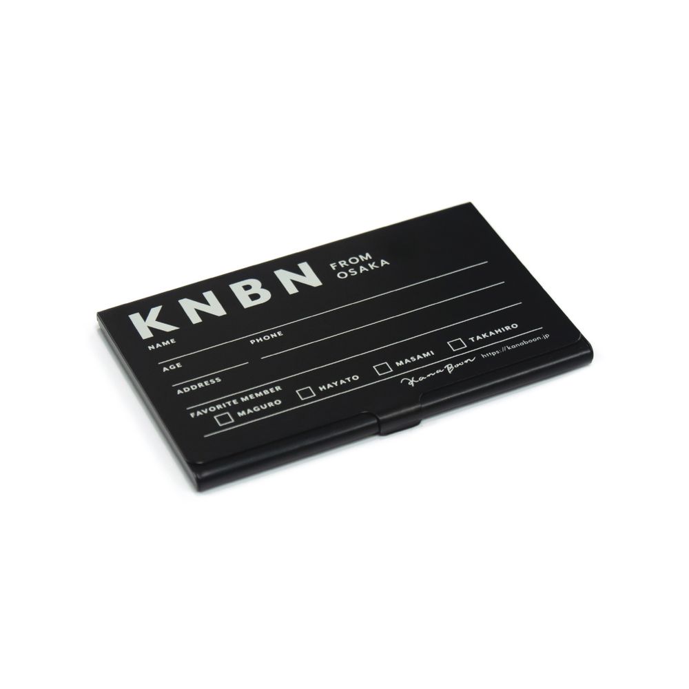 商品詳細ページ | KANA-BOON OFFICIAL SHOP | KNBN PROFILE TAG カードケース