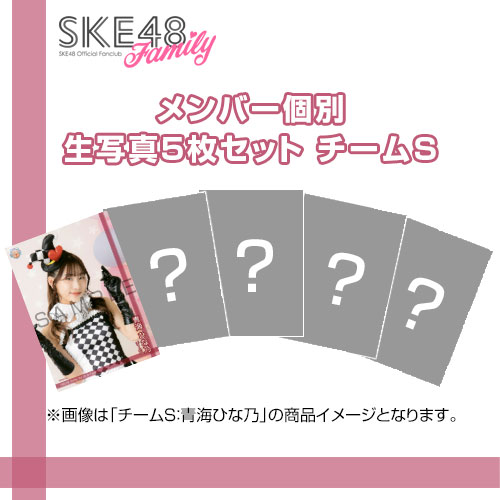 商品詳細ページ | SKE48オフィシャルオンラインショップ | 【SKE48 Family会員限定】 Vol.08 B-Type メンバー個別生写真セット チームS